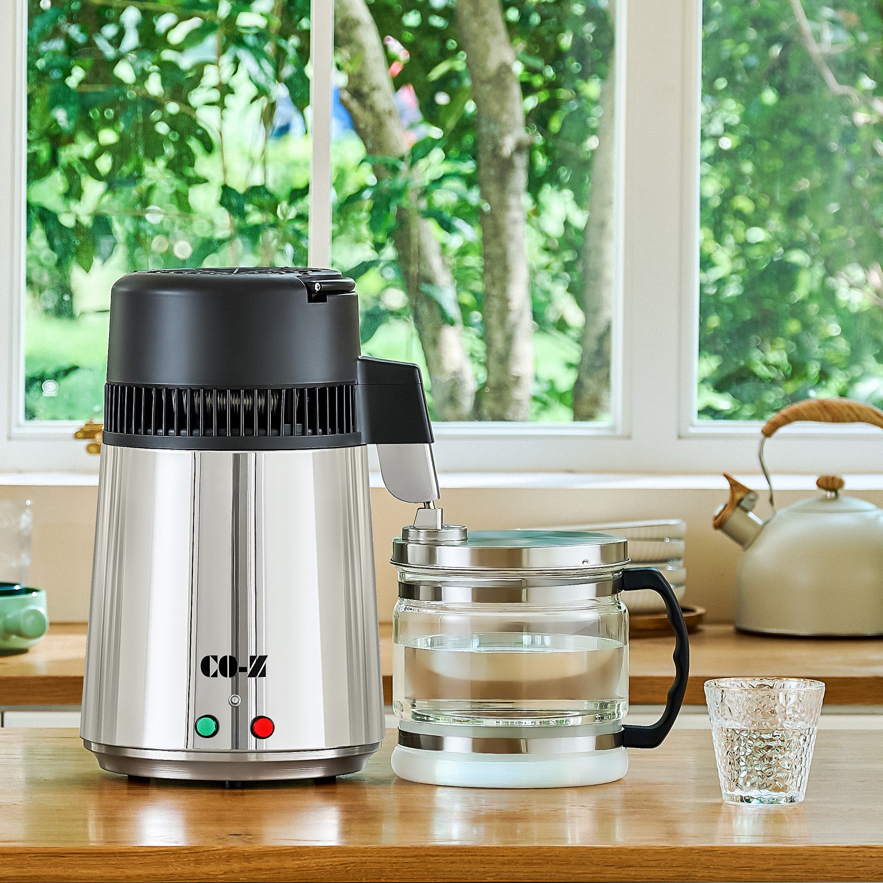 CO-Z 4L/1-Gallon Water Distiller, 750W Home Purifier Machine