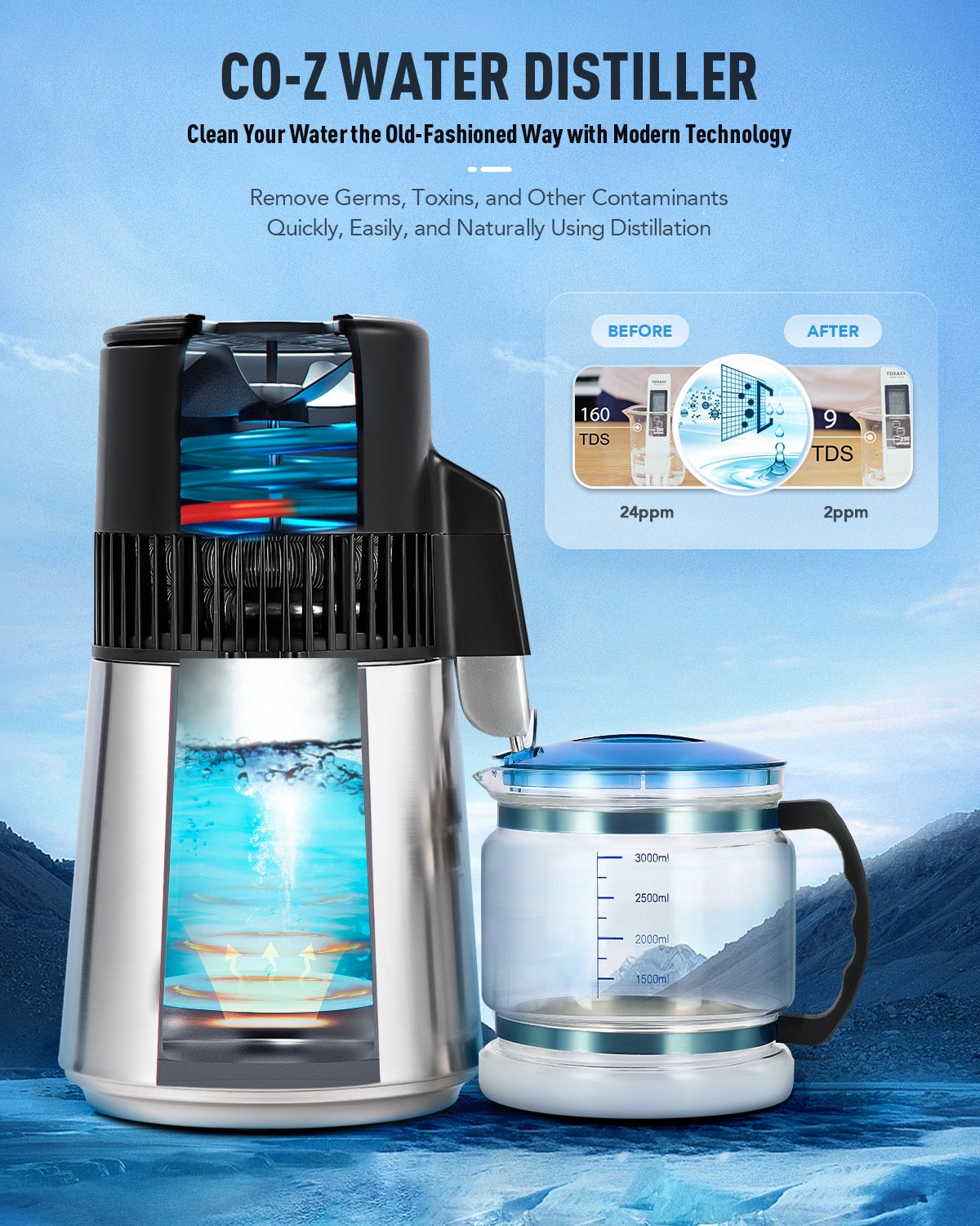 Best CO-Z Water Distillers | Distilled Water Maker Machines