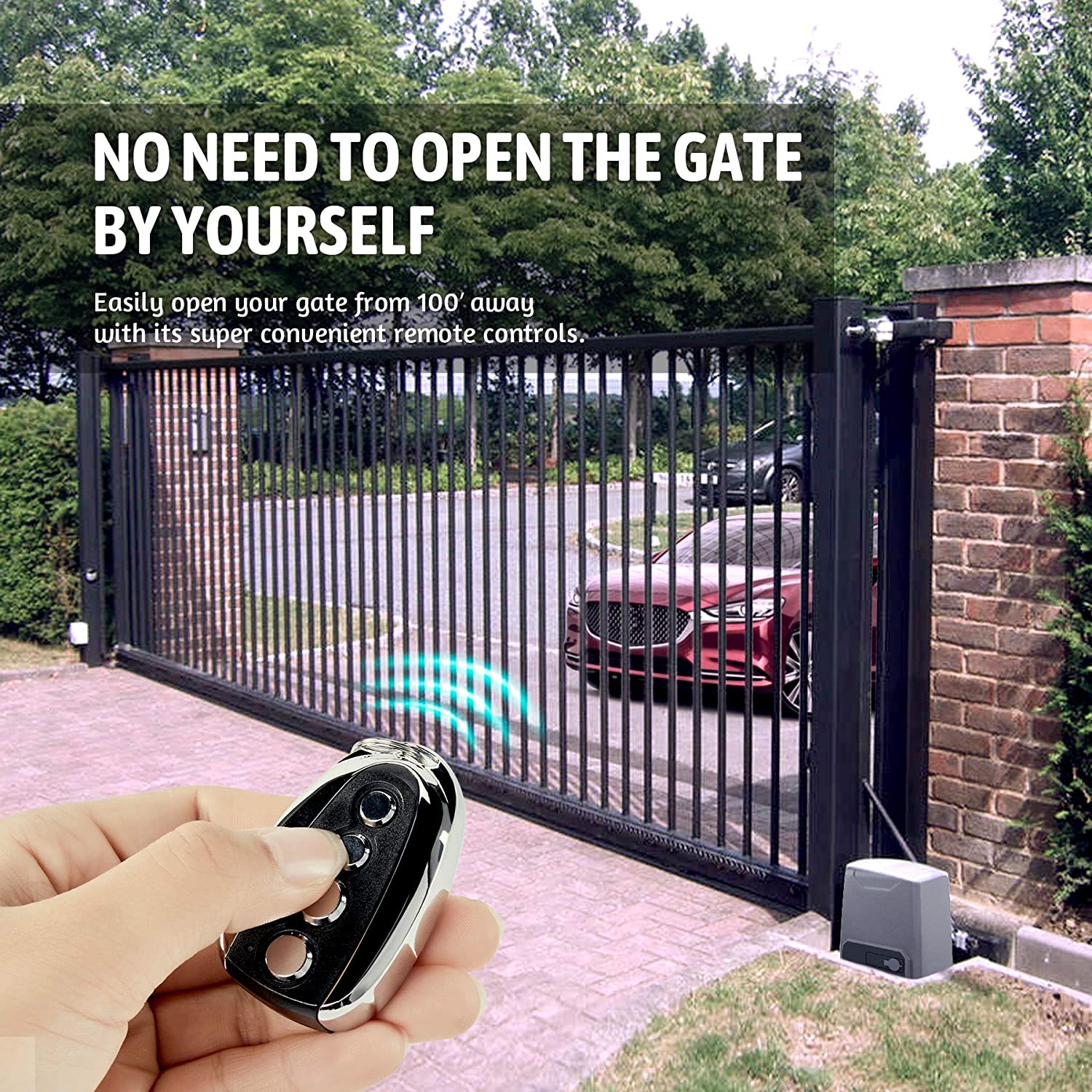 CO-Z Gate Openers, Sliding Gate Opener Kit & Motor