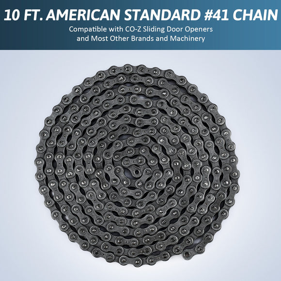 CO-Z 10ft Sliding Gate Chain for Electric Gate Openers