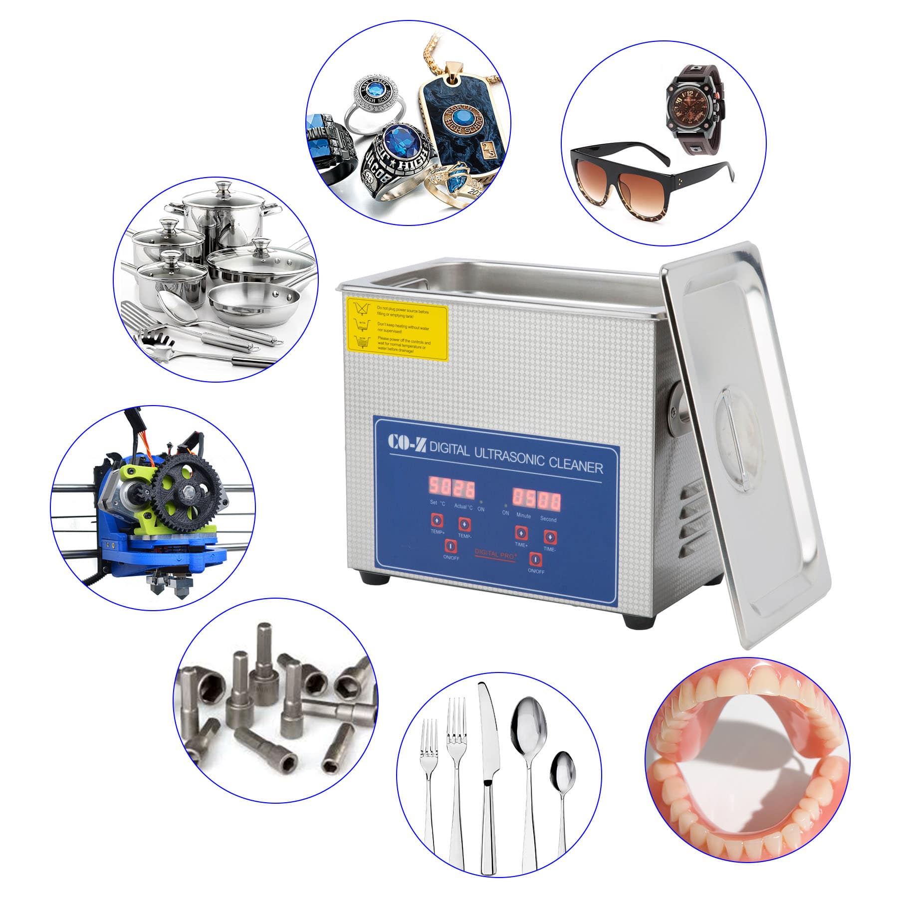 CO-Z Ultrasonic Cleaners | Ultrasound Clean Machine for Sale